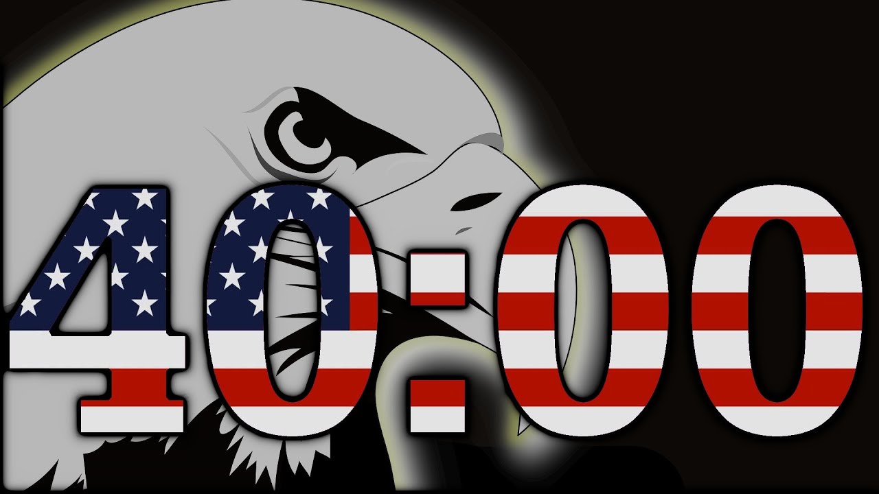 40 Minute Countdown Timer - USA 🦅 Patriotic 🗽 National Anthem Alarm 🎵 ...
