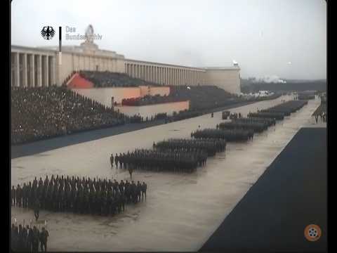 Inside Germany’s Largest Rally of 1938 | Rare Colorized Footage