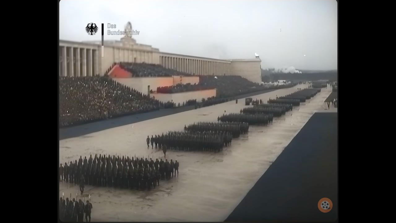Inside Germany’s Largest Rally of 1938 | Rare Colorized Footage – The ...