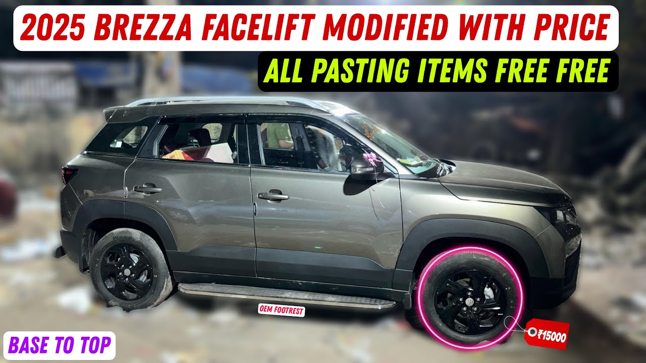 Brezza Lxi Modification Brezza Modified With Price 2025 Brezza Facelift ...