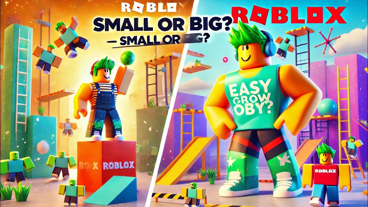 Easy Grow Obby in Roblox – Controlling My Character's Size!Roblox ...