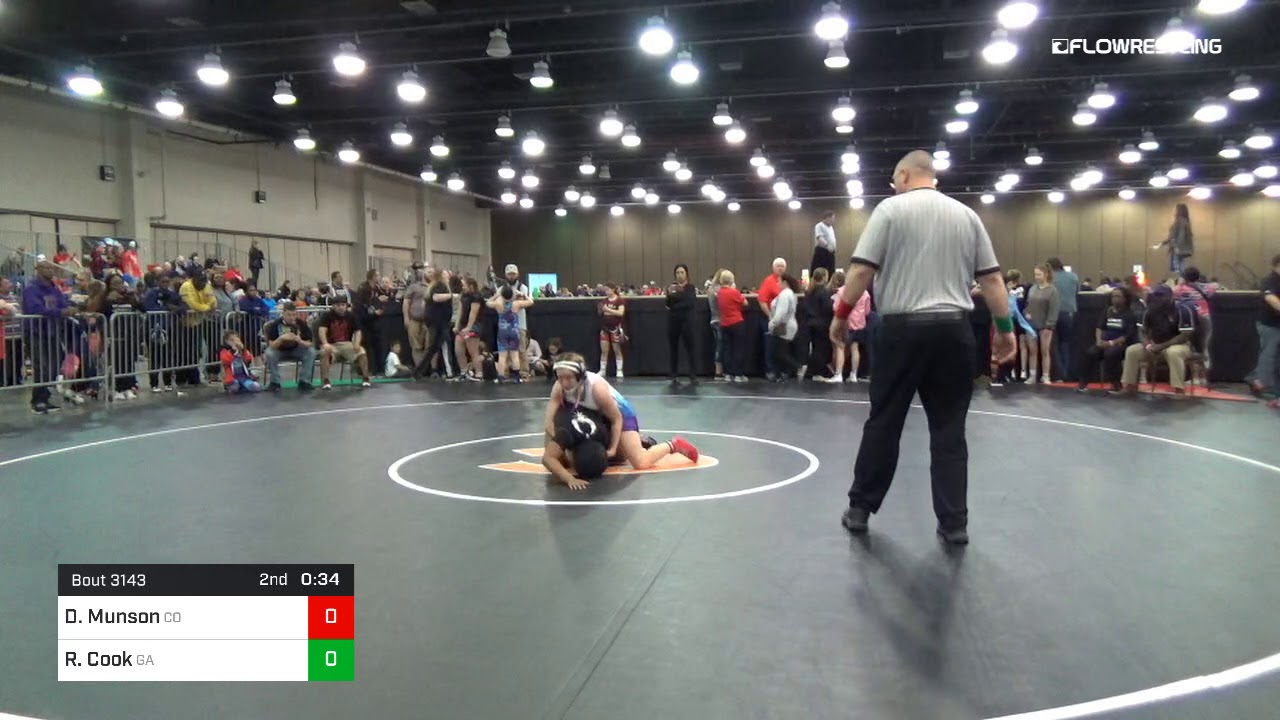 136 Lbs Consolation Desza Munson Team Colorado Vs Raven Cook Team ...