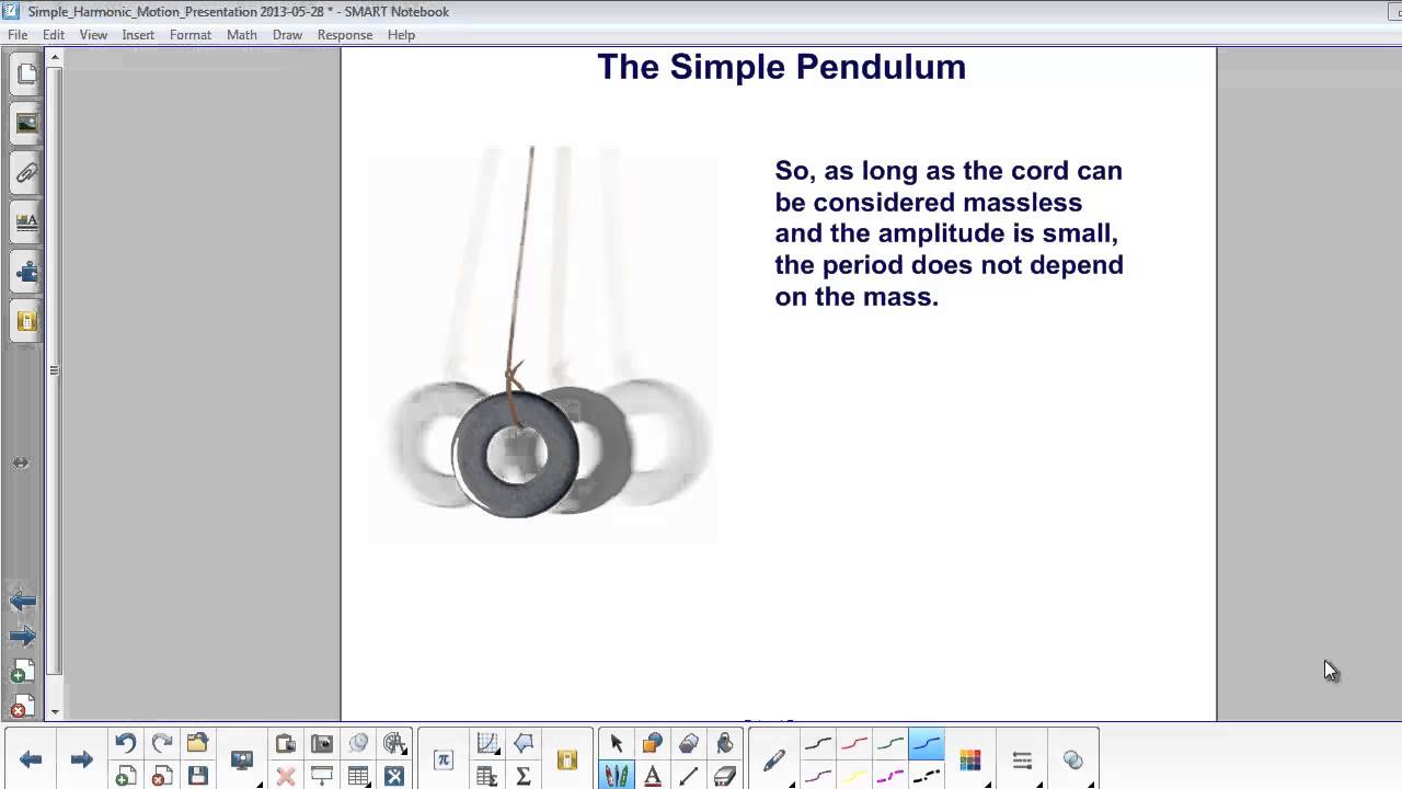 SHM - Simple Pendulum - YouTube
