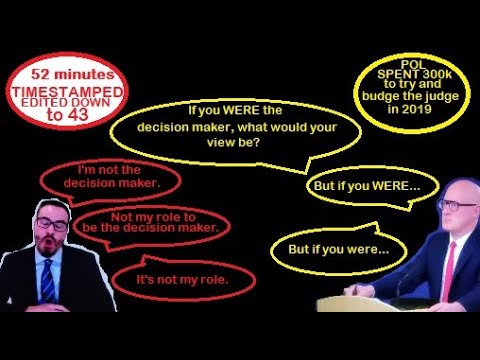 Post Office Horizon Inquiry Ben Foat PART 3 300k to budge the judge ...