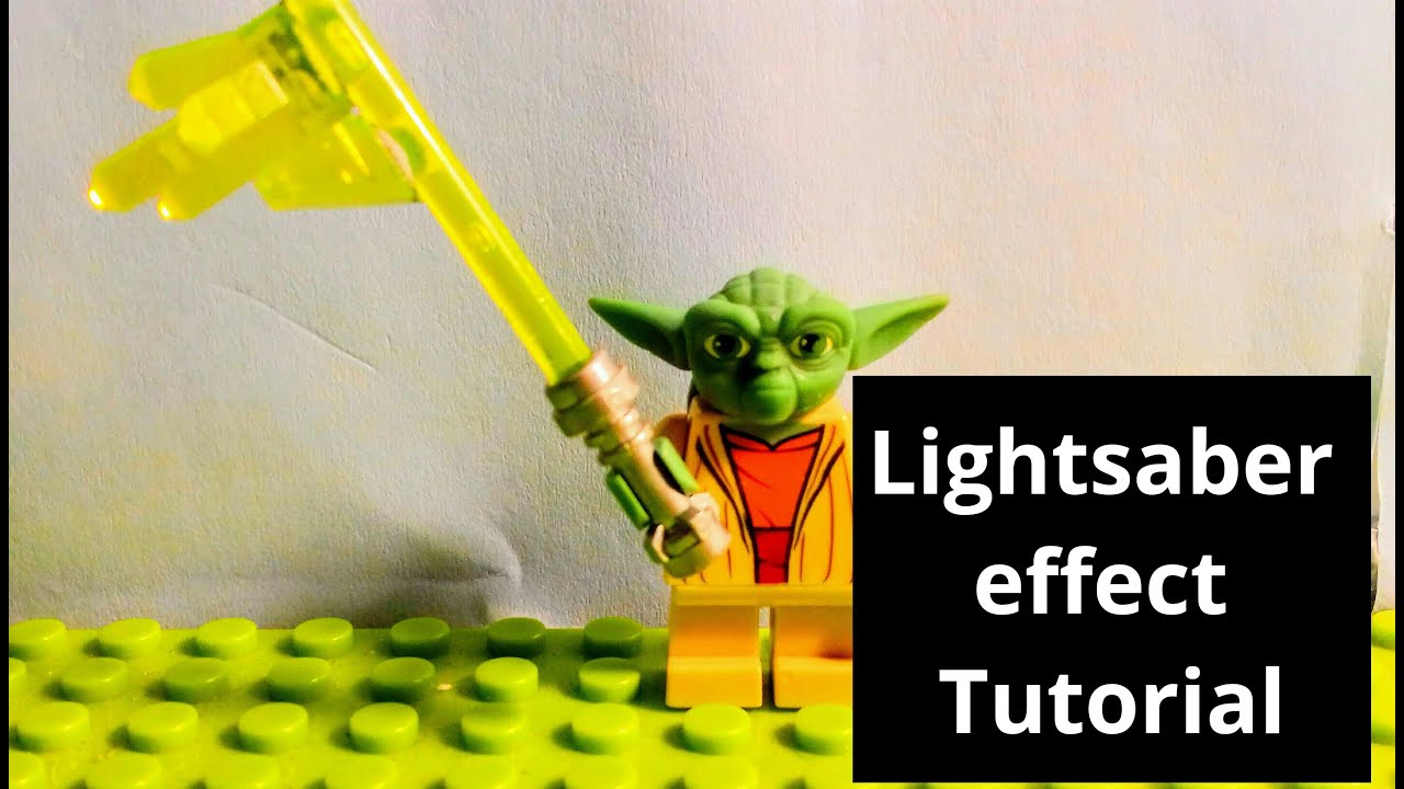 How to make a lightsaber blur effect in Lego Stopmotion (no editing ...