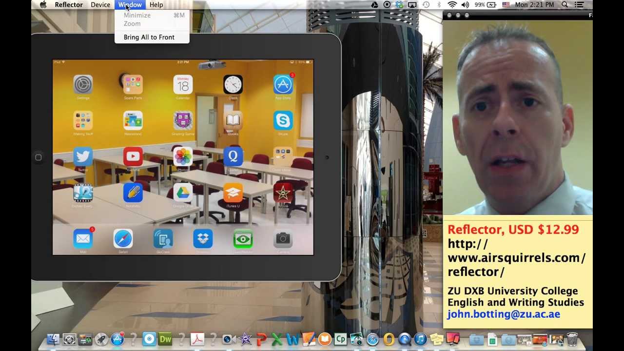 iPad - How to wirelessly project your iPad in class - YouTube