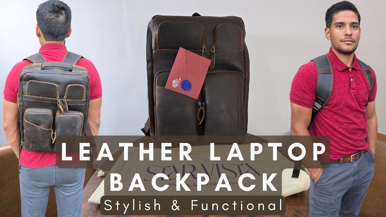 🏞️ STAR VISTA Full Grain Leather Backpack | Elegance Meets Durability ...