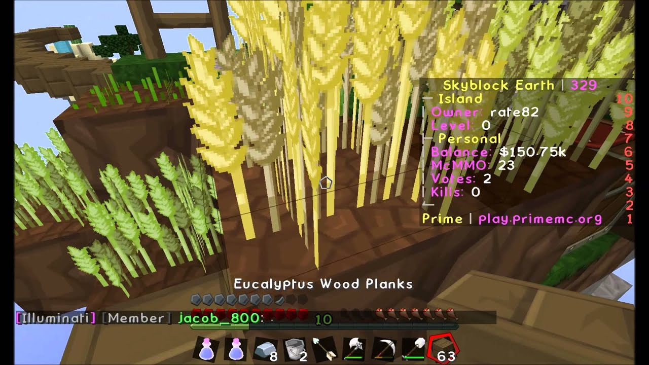 Primemc Skyblock Earth Ep. 1: Starting Off - YouTube