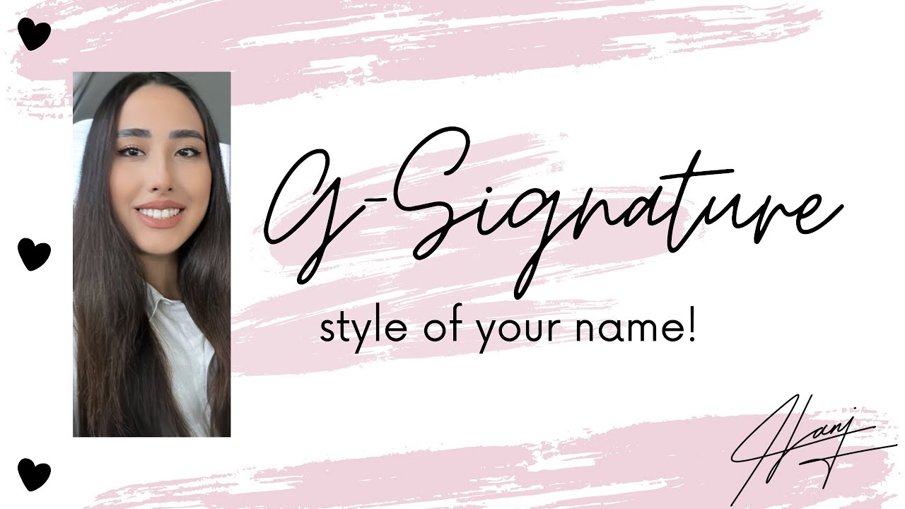 G Signature style | How to draw signature style of my name| A to Z ...