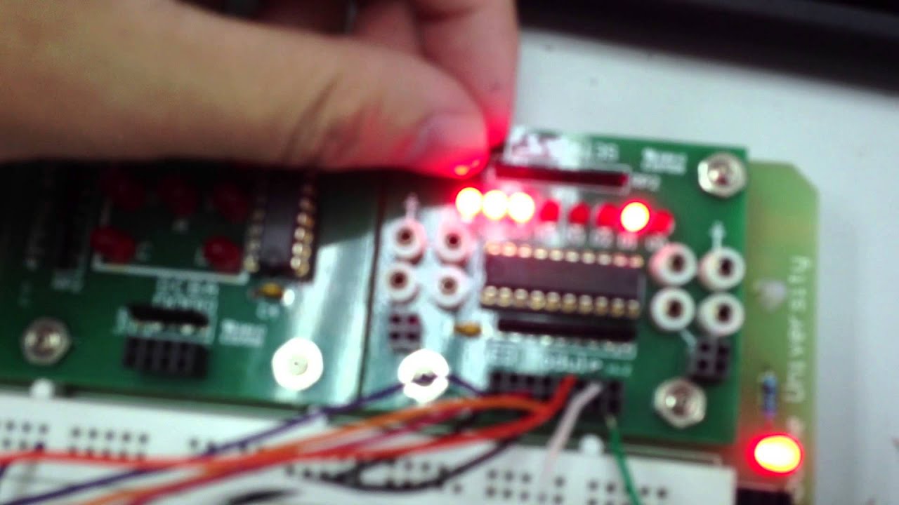 part 2 7 bit shift register - YouTube