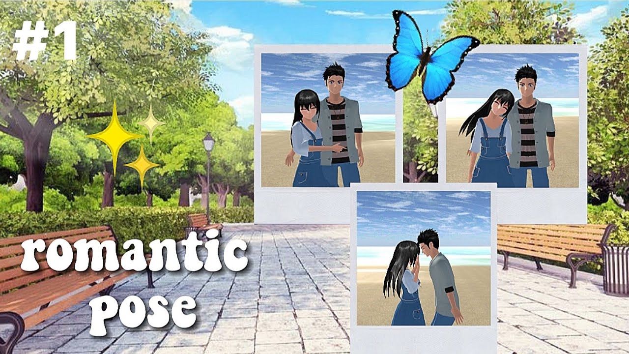 TUTORIAL POSE ROMANTIS 😻 #1 || SAKURA SCHOOL SIMULATOR || - YouTube