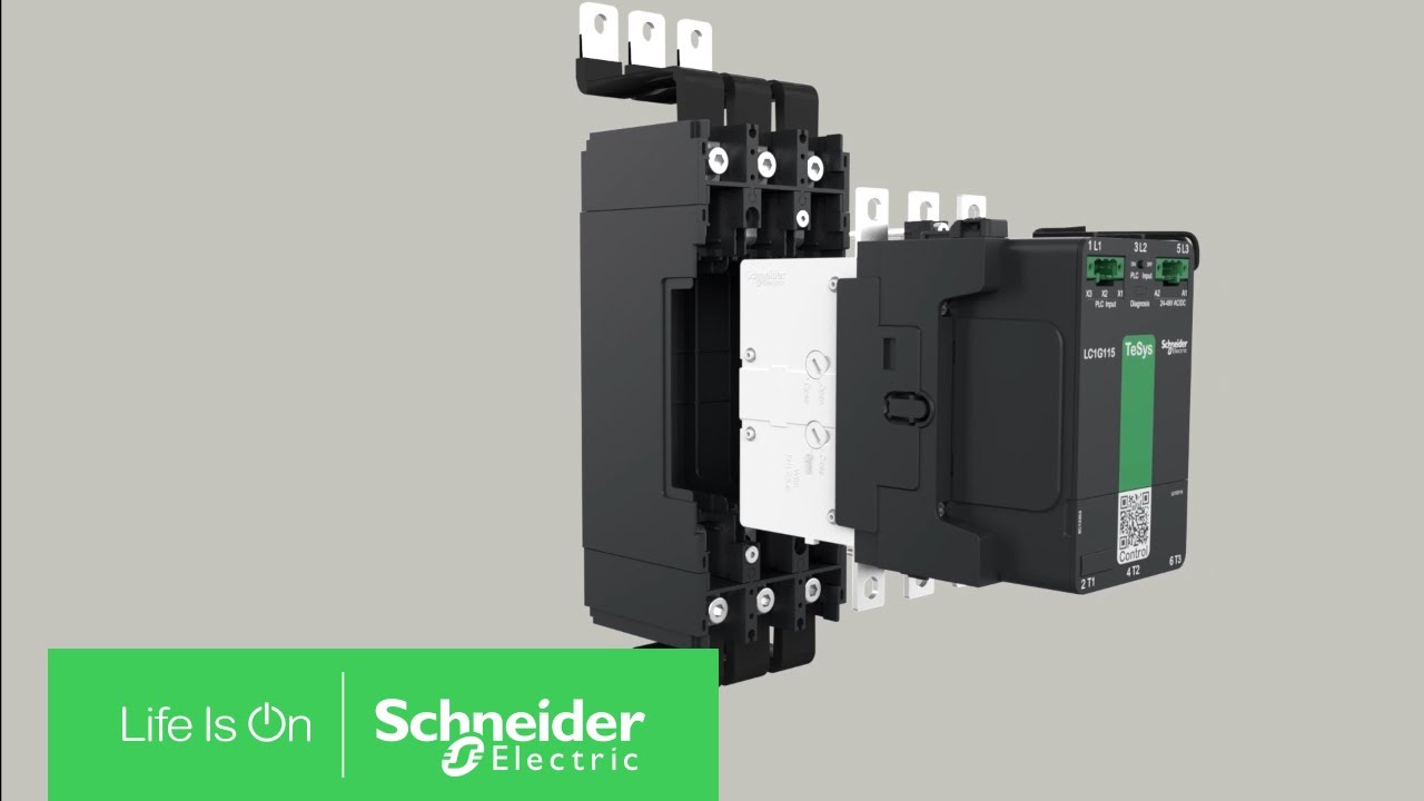 TeSys Giga - How to Replace Switching Modules on 3 Pole Contactor ...