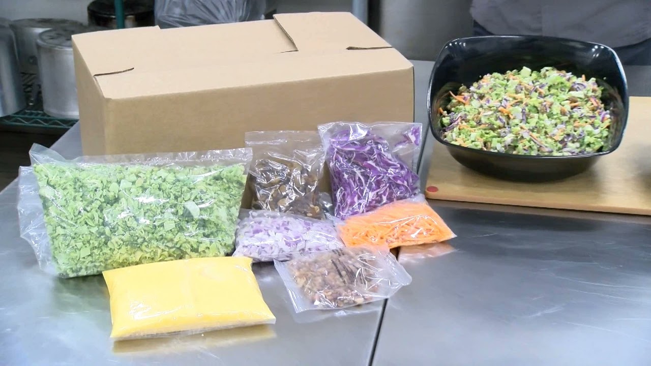 Broccoli Salad Kit & Broccoli Cheddar Pasta Salad Kit - YouTube