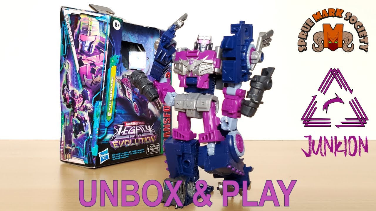 Transformers Legacy Evolution Axlegrease Unbox & Play #transformerslegacy #actionfigures #asmr ...