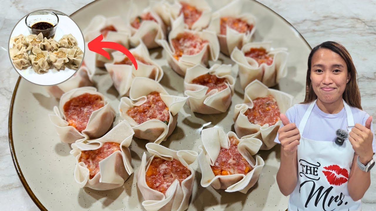 EASY HOMEMADE PORK SIOMAI| FILIPINO SIOMAI RECIPE|HOW TO MAKE PORK ...