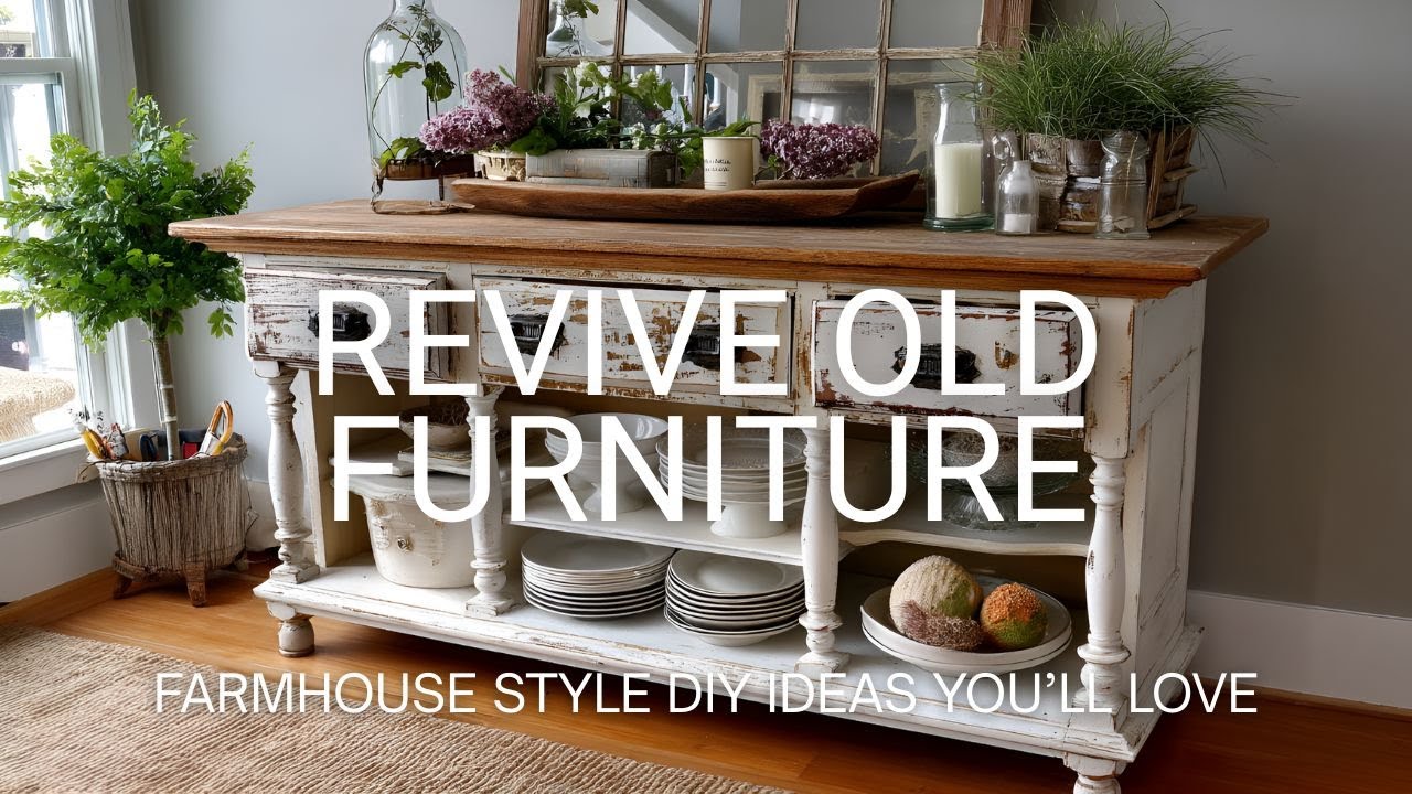 Revive & Repurpose | DIY Farmhouse Charm with Old Furniture Makeovers ...