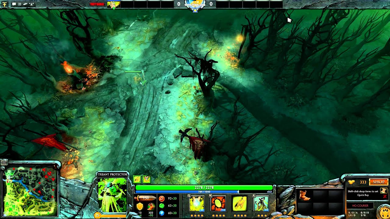 Dota 2 - How to off lane solo with Treant Protector - YouTube