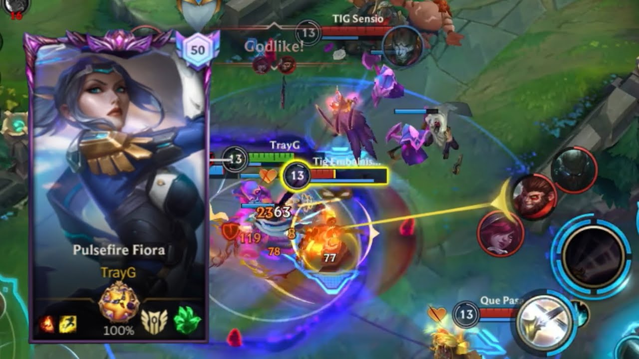 WILD RIFT FIORA | TOP 50 Fiora gameplay - YouTube