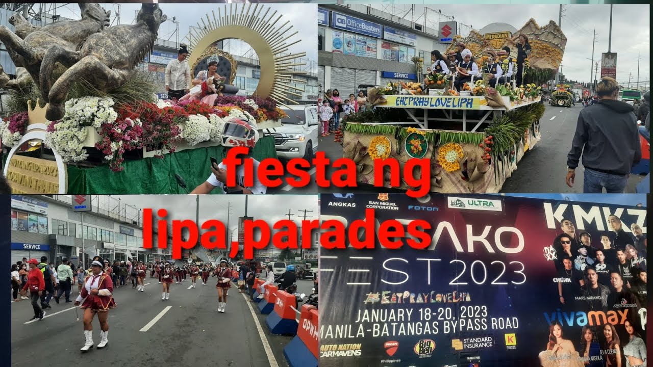 fiesta ng lipa city batangas parade,fiesta#2023 - YouTube