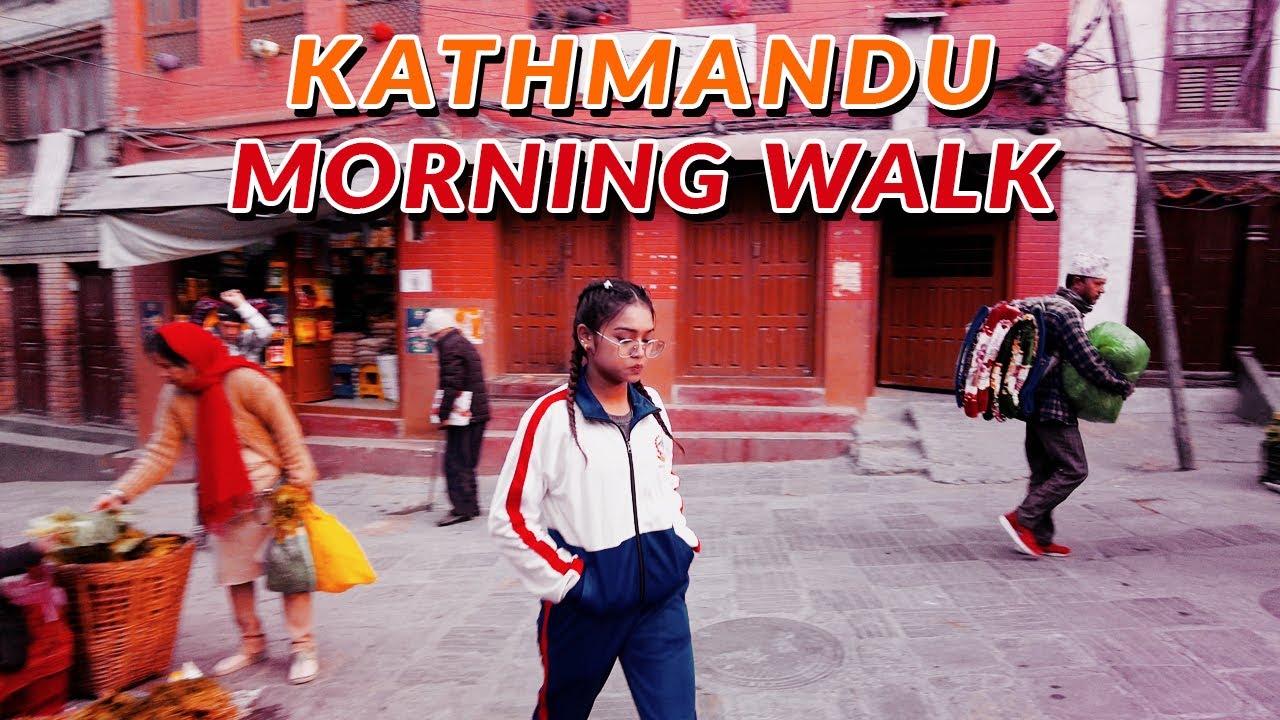 Morning Walk in Kathmandu Durbar Square | Flea Markets in Nepal ...