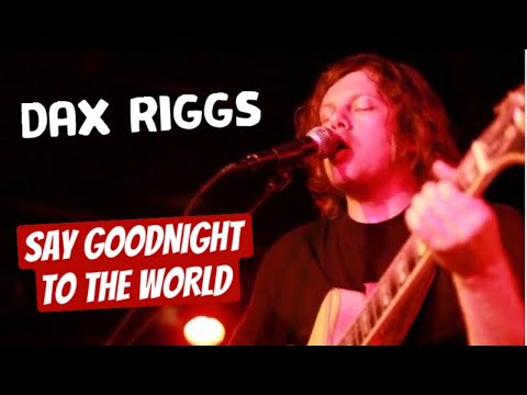 Dax Riggs - Say Goodnight To The World - New York 2011 - YouTube