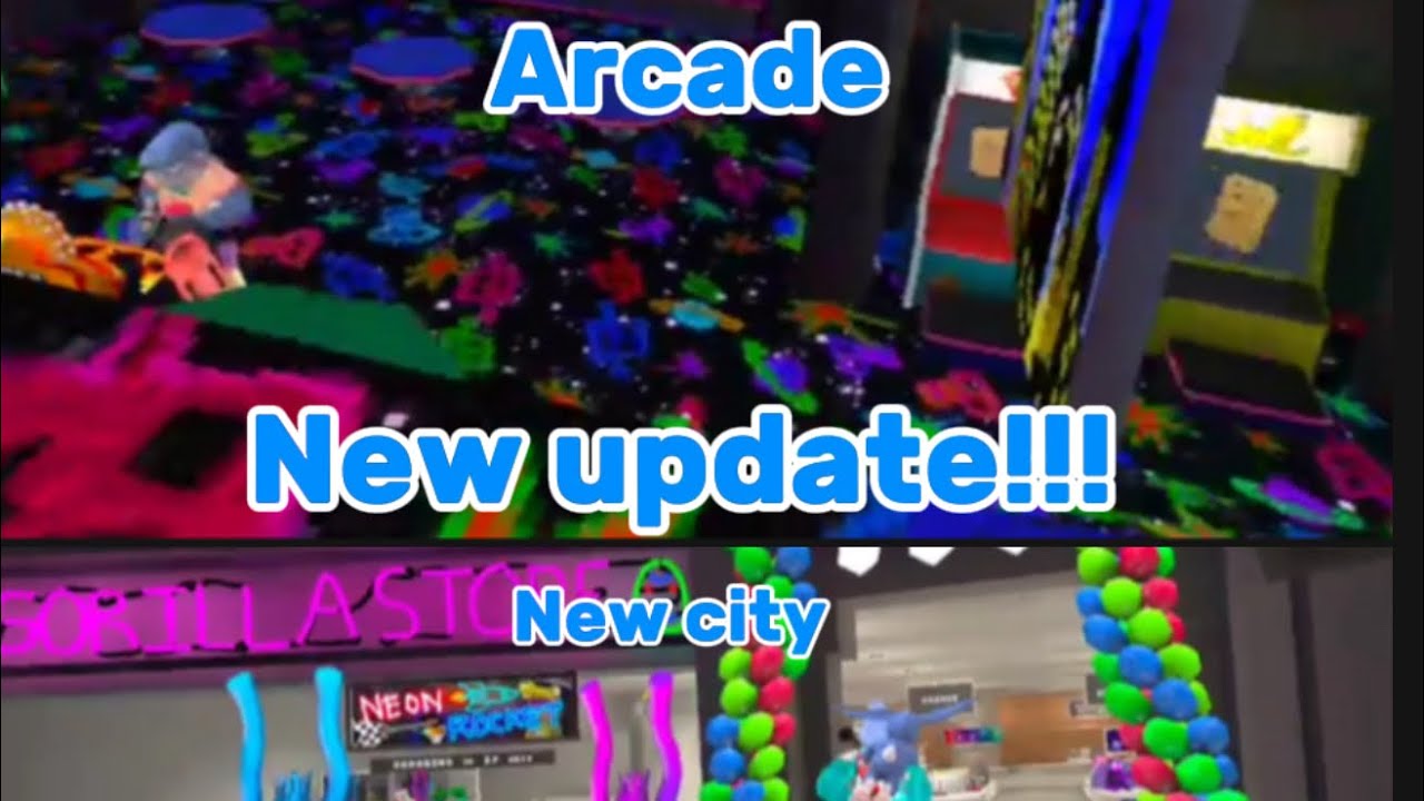 New gorilla tag update!!! Arcade and city revamp - YouTube