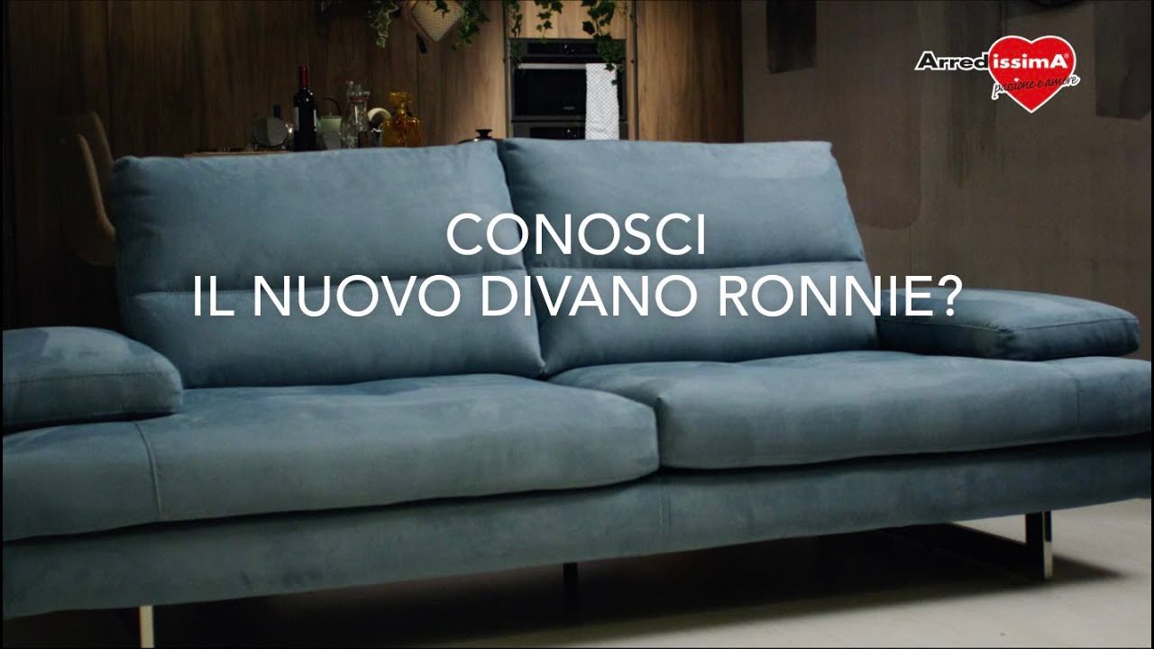 ArredissimA - Conosci il nuovo divano Ronnie - YouTube