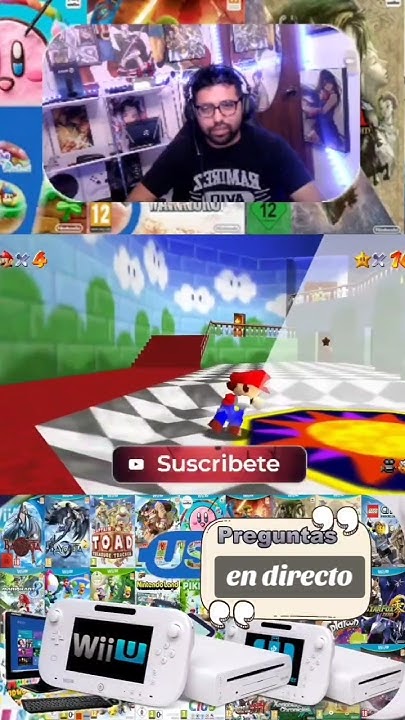 Súper Mario 64 Hd portl Nintendo Wii u, Tutoriales en mi canal Giostreams YouTube#games # ...