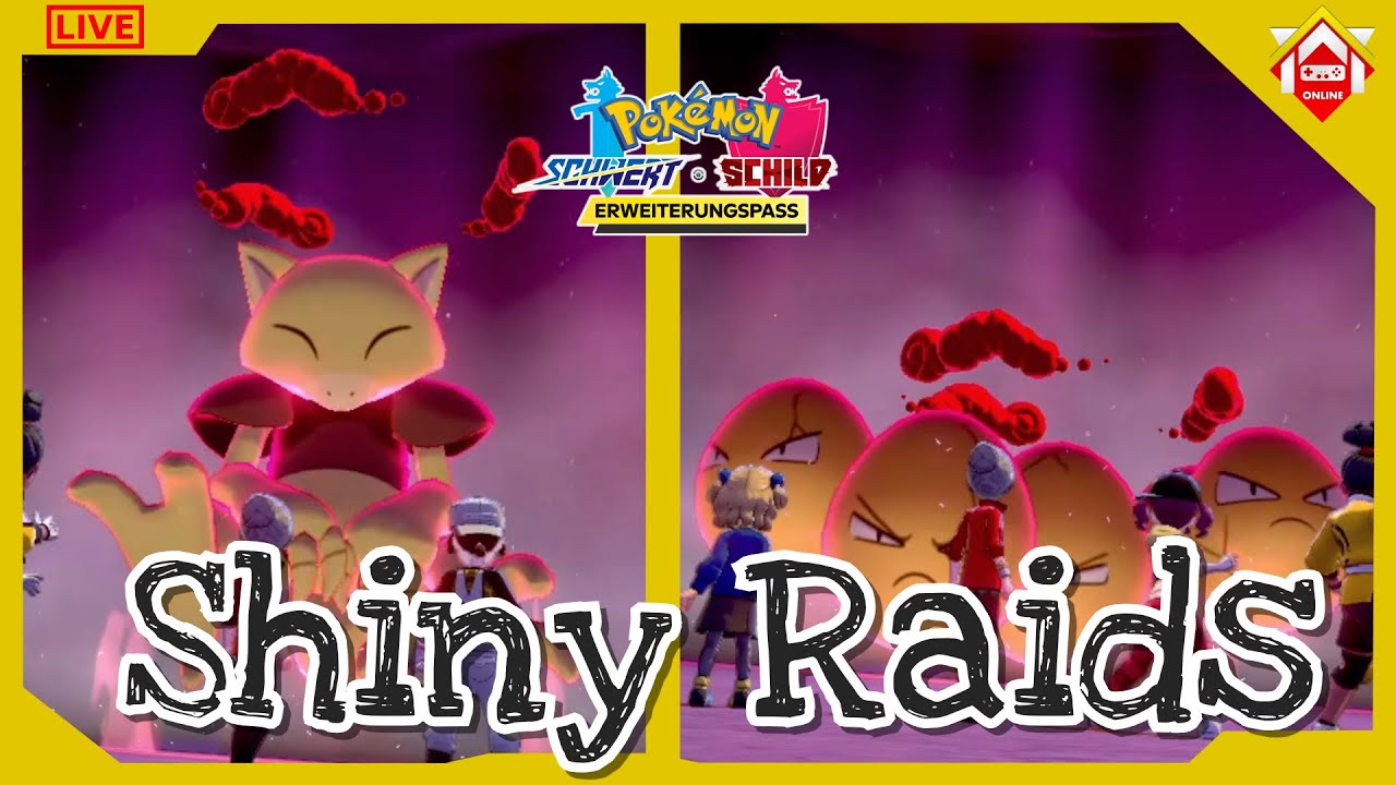 [Live] SHINY RAIDS 🔴 Shiny Raids in Pokemon Schwert und Schild - YouTube