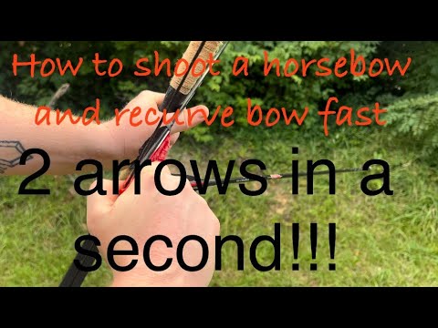 How to Load arrows fast for traditional archery, horse bow and recurve ...