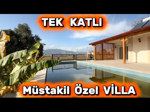 Muğla Ortaca Sarıgerme’ye Yakın 🔥Özel Havuzlu Tek Katlı Müstakil Satılık Villa 