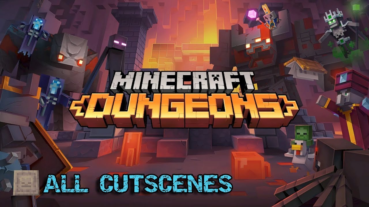 Minecraft Dungeons all cutscenes, intro, outro and credits - YouTube