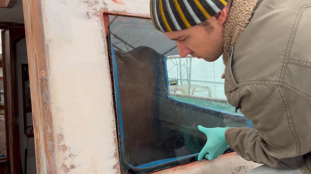Trawler Window Replacement: New Glass | REFIT [Ep 5] - YouTube