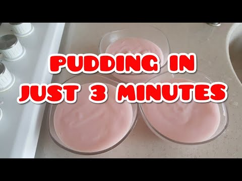 3 Minutes PUDDiNG ll TURKiSH PUDDiNG