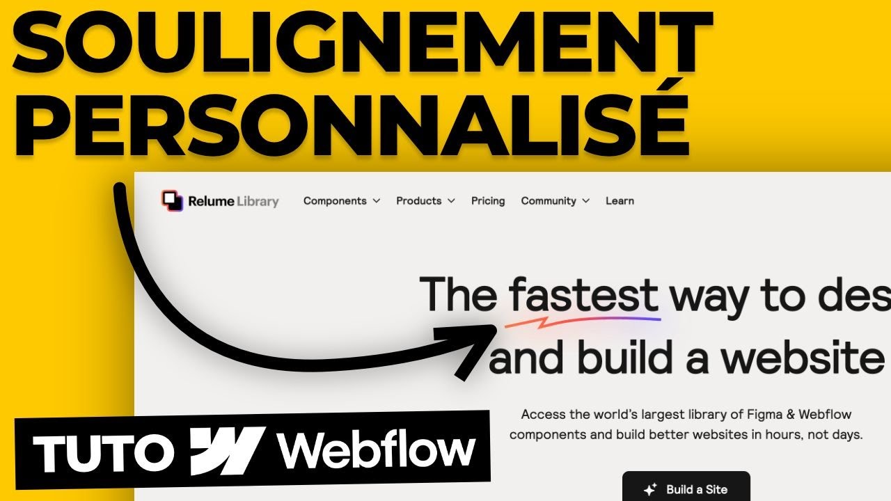 Tuto Webflow : Comment faire un soulignement personnalisé ? - Formation Webflow - YouTube