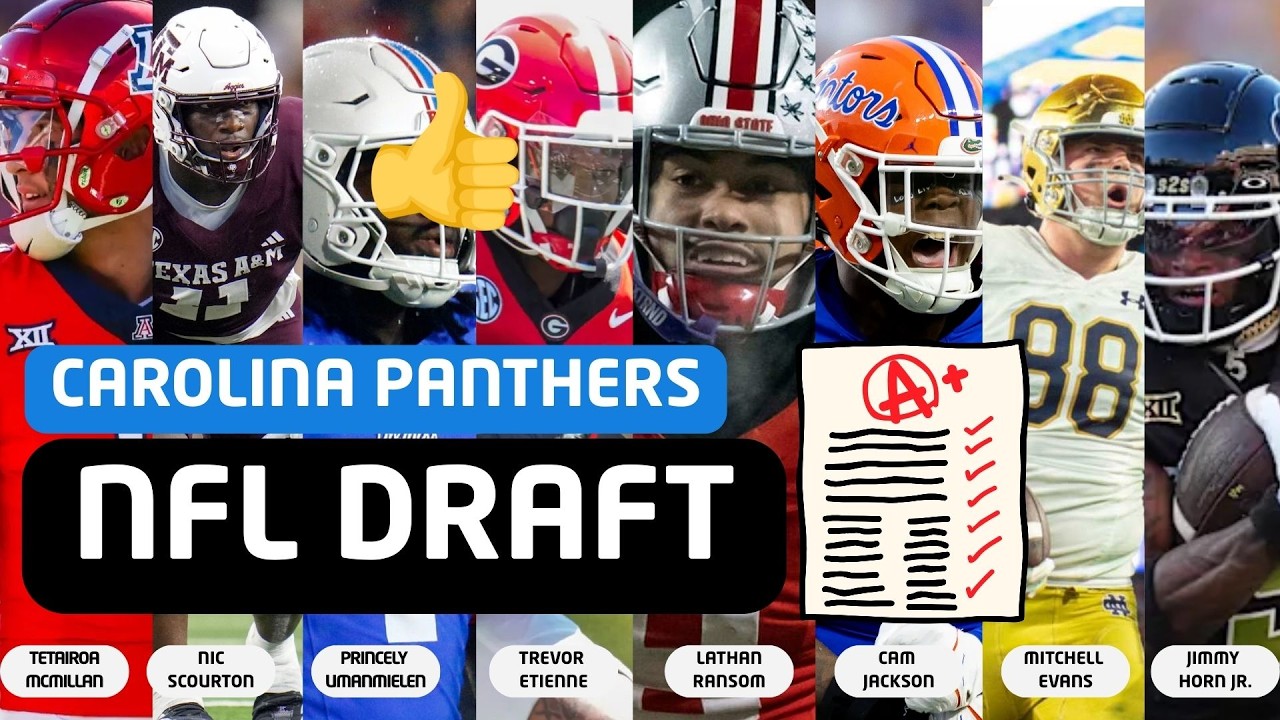 Panthers 2025 Draft Class DOMINATES | BREAKING Down EVERY Pick! - YouTube