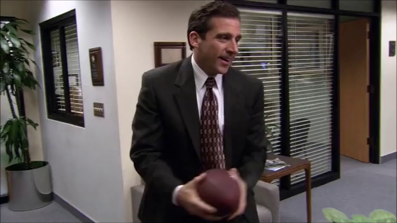 The Office - Dwight tackles Ryan Football Scene. - YouTube