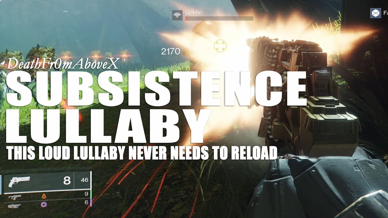 This God Roll Loud Lullaby with Subsistence is Amazing! - Destiny 2 ...