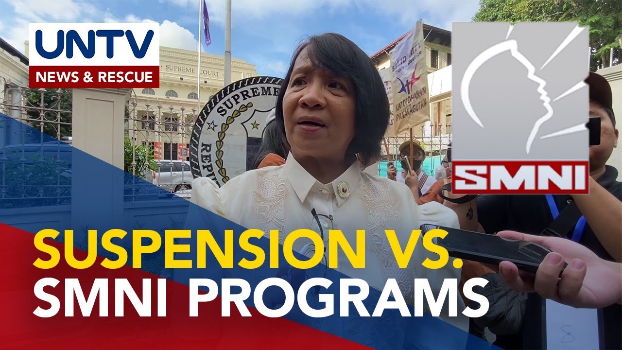 Rep. Castro welcomes suspension order vs. 2 SMNI programs - YouTube
