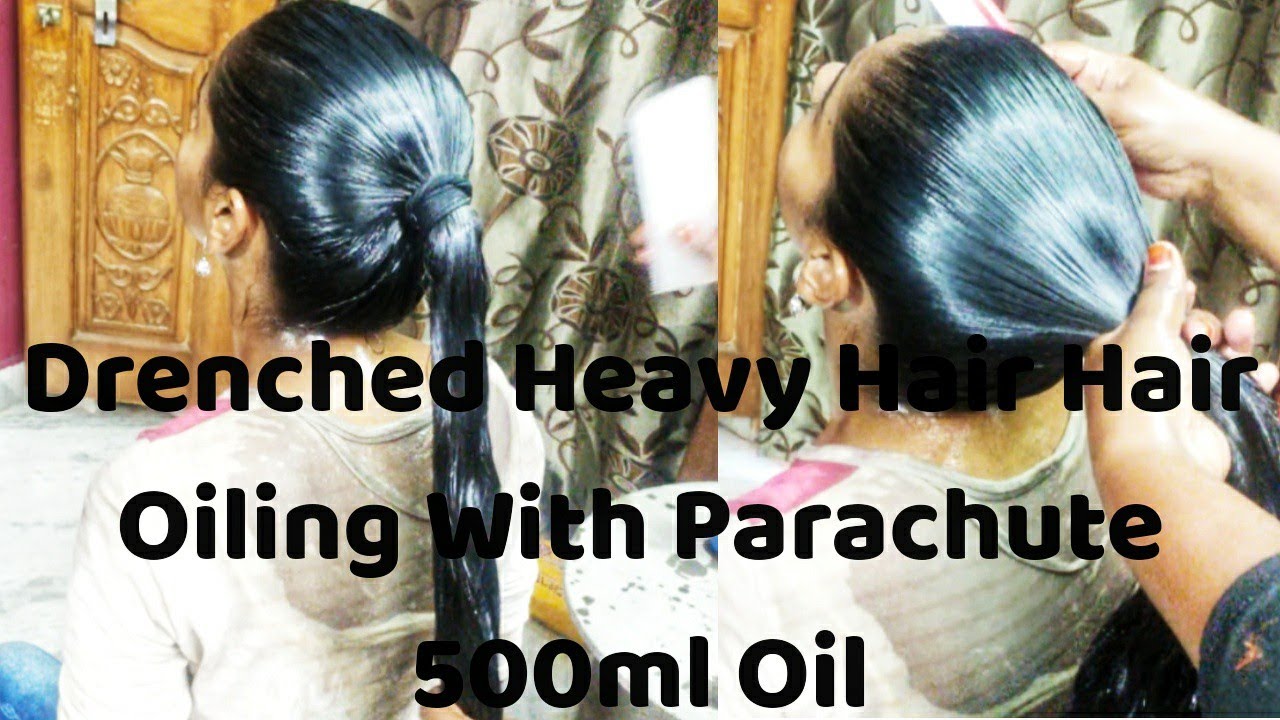 Heavy hair oiling with 500ml Oil | Champi | Heavy hair oiling and ...
