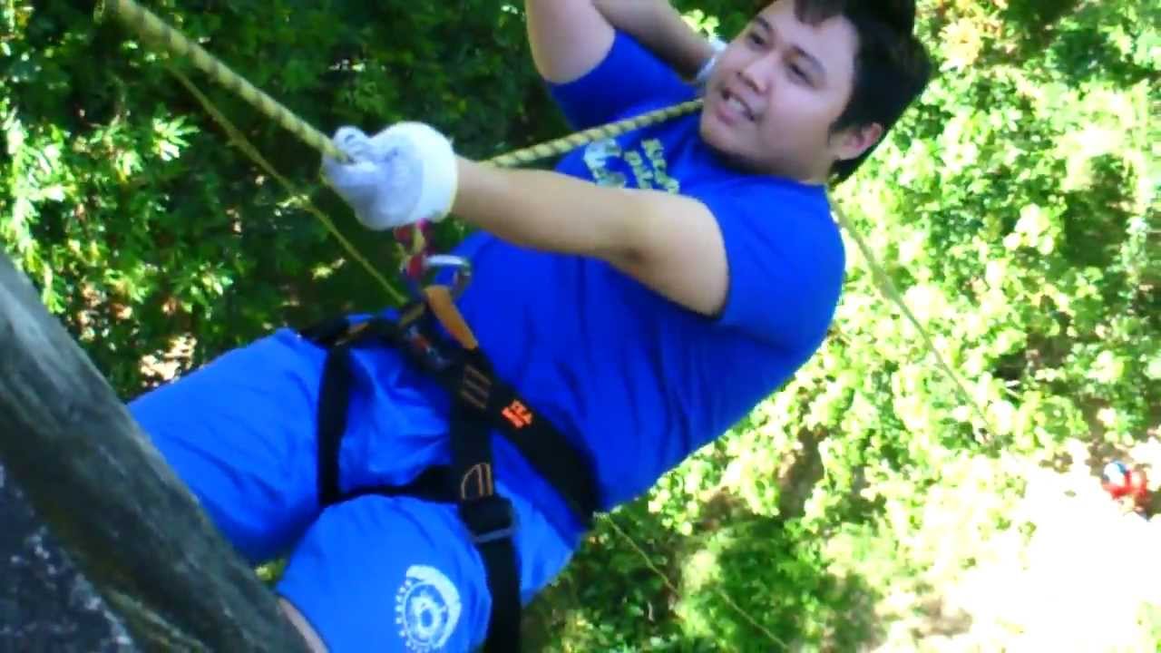 Lib's First Lizard Style Rappel - YouTube