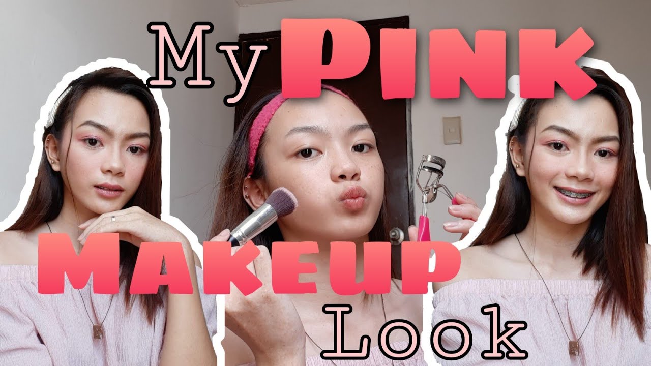 How to do pink makeup - YouTube