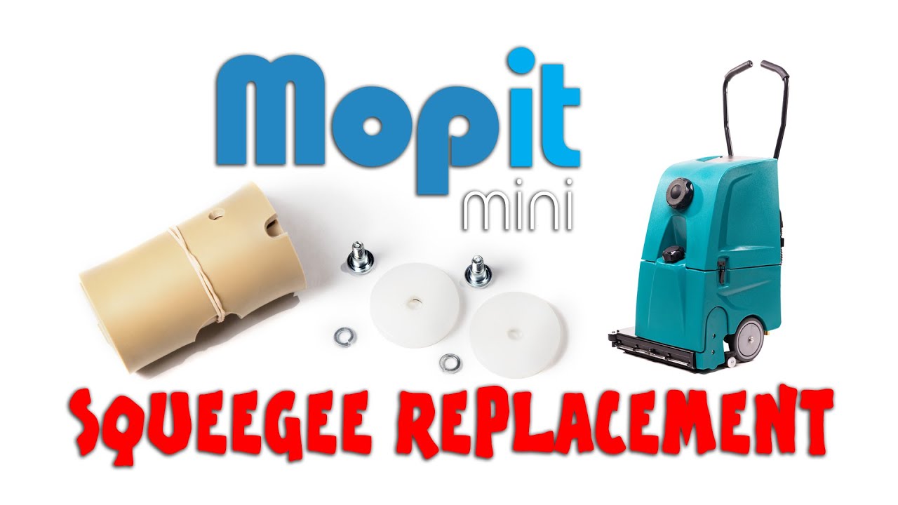 Mopit mini How to Replace the Rubber Squeegee Blade - YouTube