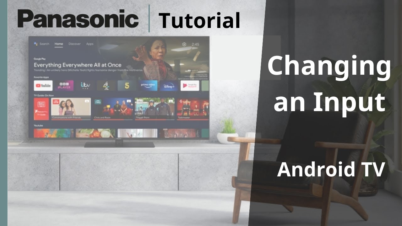 How to select or change inputs on an Android TV - YouTube