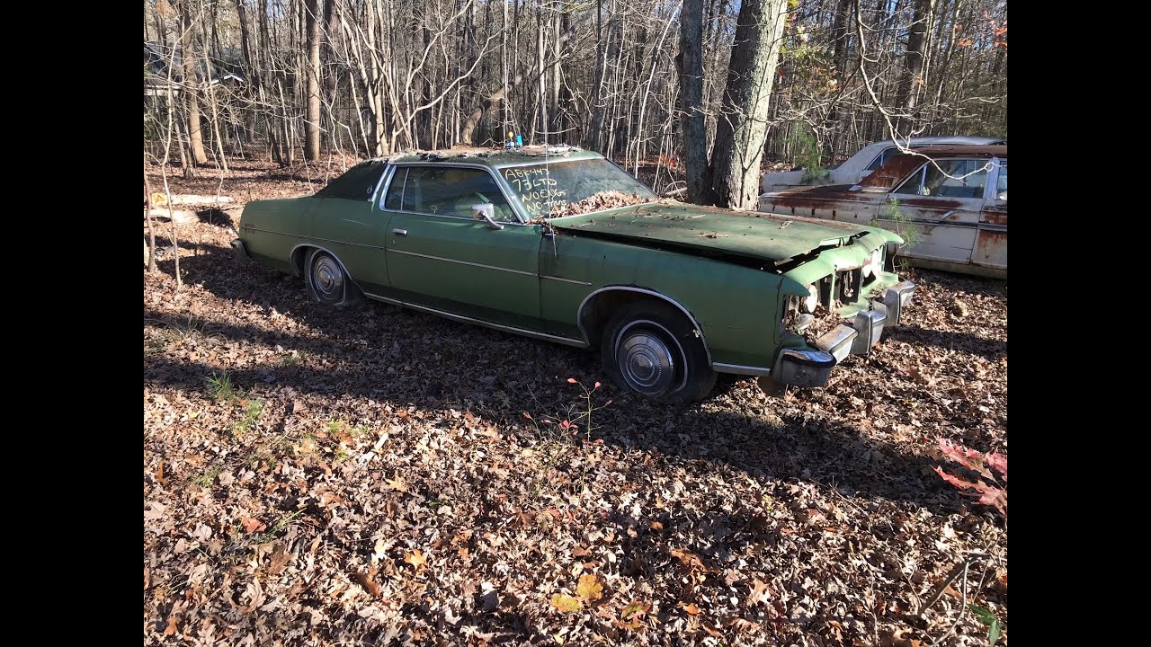 73 Ford LTD in a salvage yard - YouTube