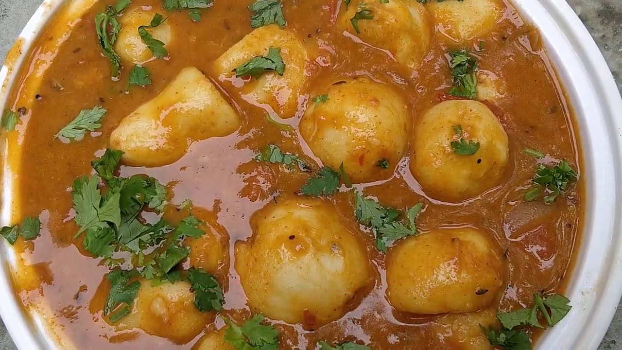 Chamagadda Pulusu / Colocasia Curry / Taro Root Gravy / Arbi Puli - By ...