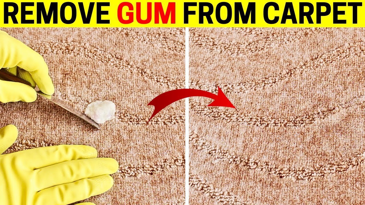 How to Remove Chewing Gum from Carpet | 4 Effective Ways - YouTube