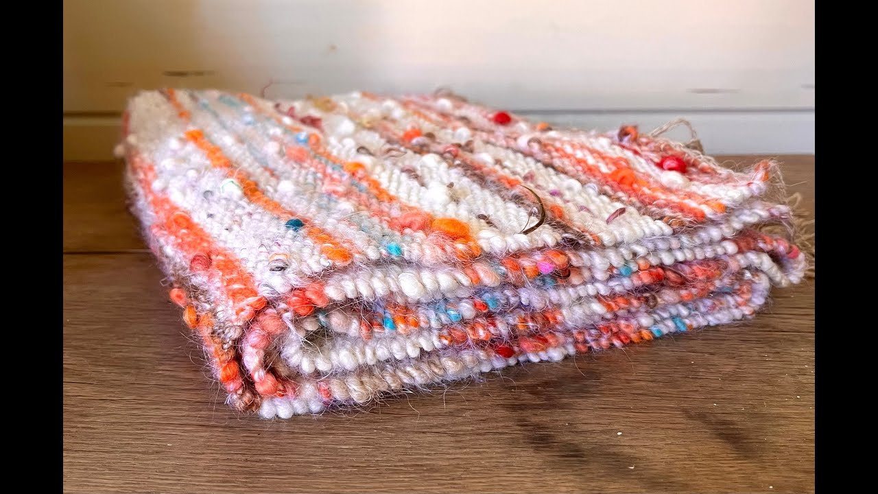The magic of hand weaving with handspun wool yarns - YouTube