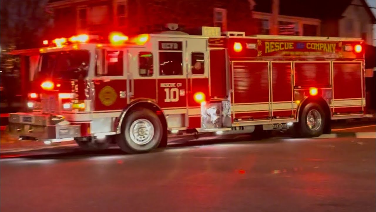 Boothwyn EMS MICU 140 & Upper Chichester Fire Department Rescue 10 ...