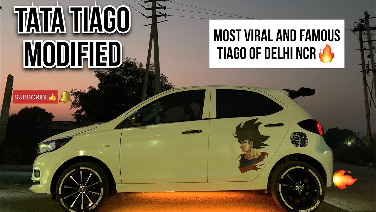 MY FIRST VLOG !! Tata Tiago Modfied !! Viral Tiago Of Delhi NCR 🔥 - YouTube